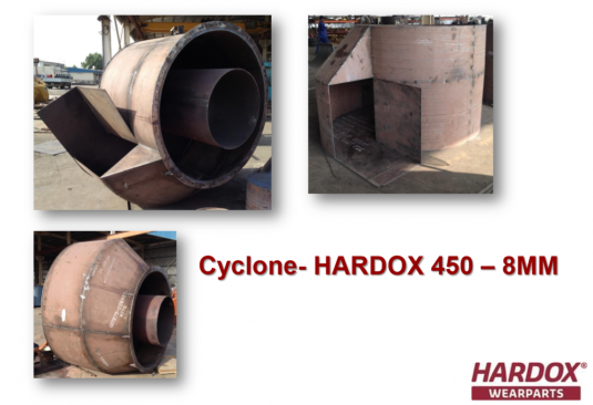 Warde Steel & Metals :: Hardox Wearparts::Cyclone